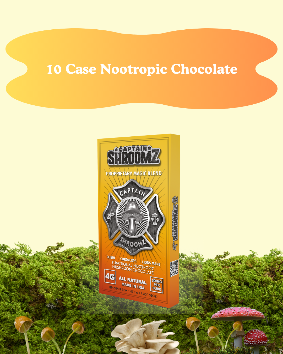 10 Case OG Nootropic Chocolate – Captain Shroomz
